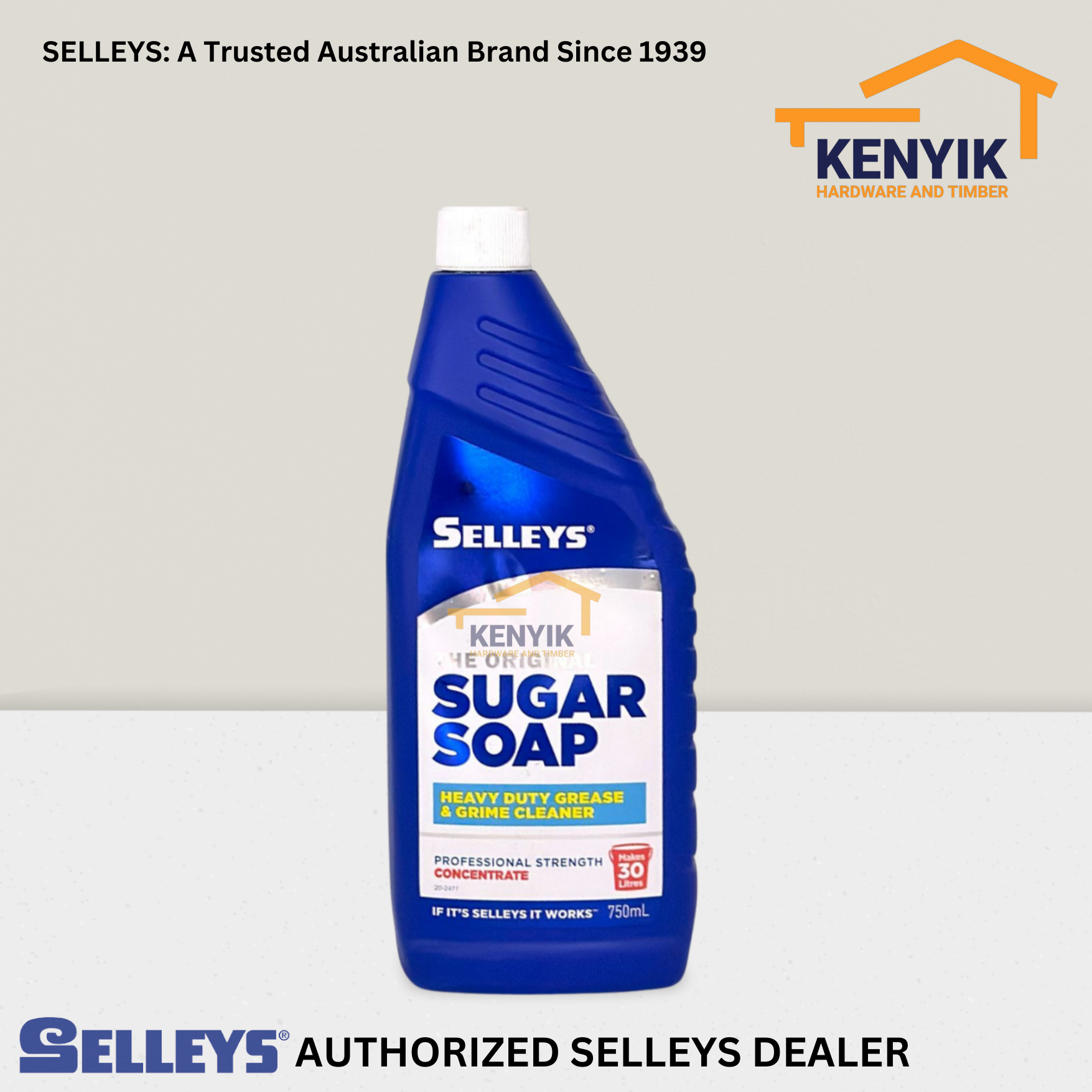 SELLEYS 750ml Original Sugar Soap (Heavy Duty Grease & Grime Cleaner)